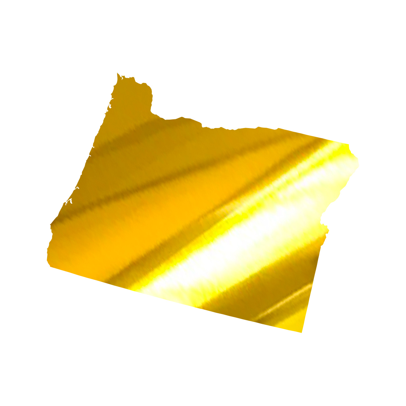 Oregon Shaped Sticker Decal Die Cut - Self Adhesive Vinyl ...