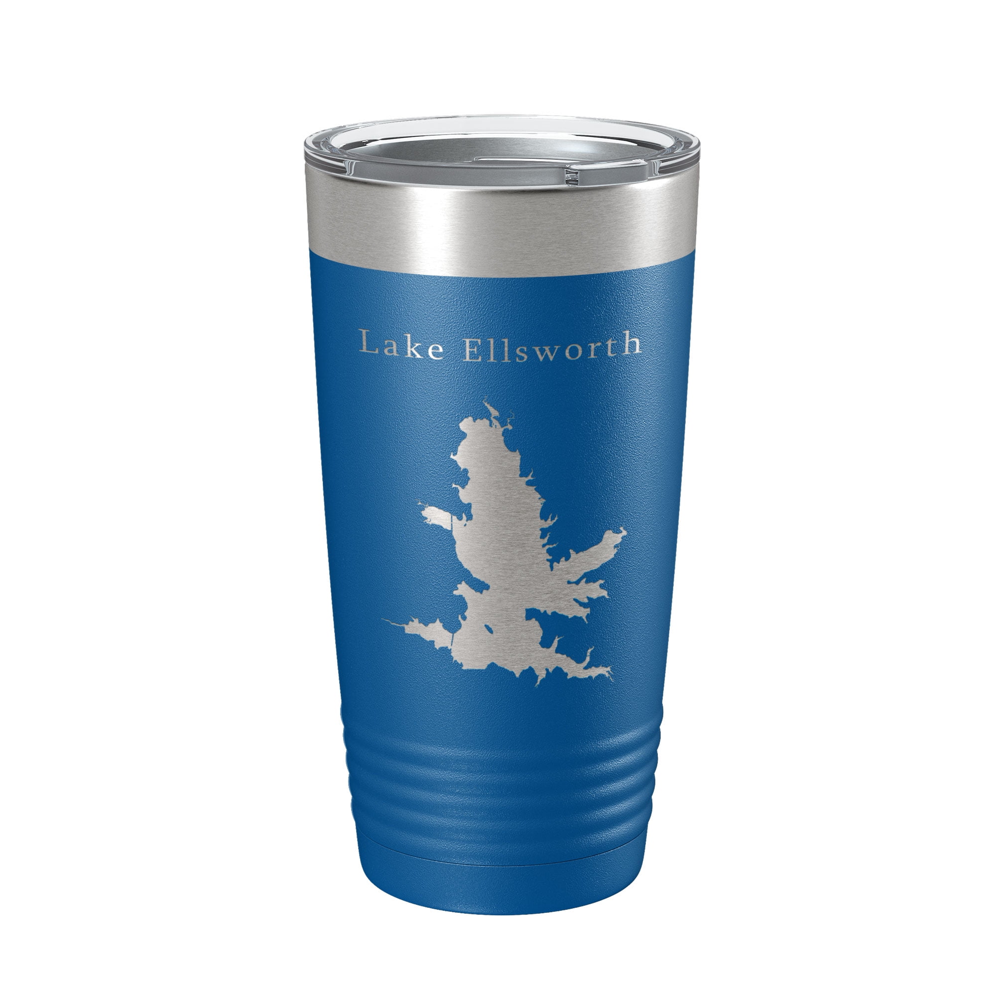 Lake Ellsworth Map Tumbler Travel Mug Insulated Laser Engraved Coffee ...