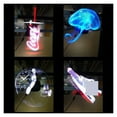 3D Fan Hologram Projector Remote Control Commercial Advertising Display ...