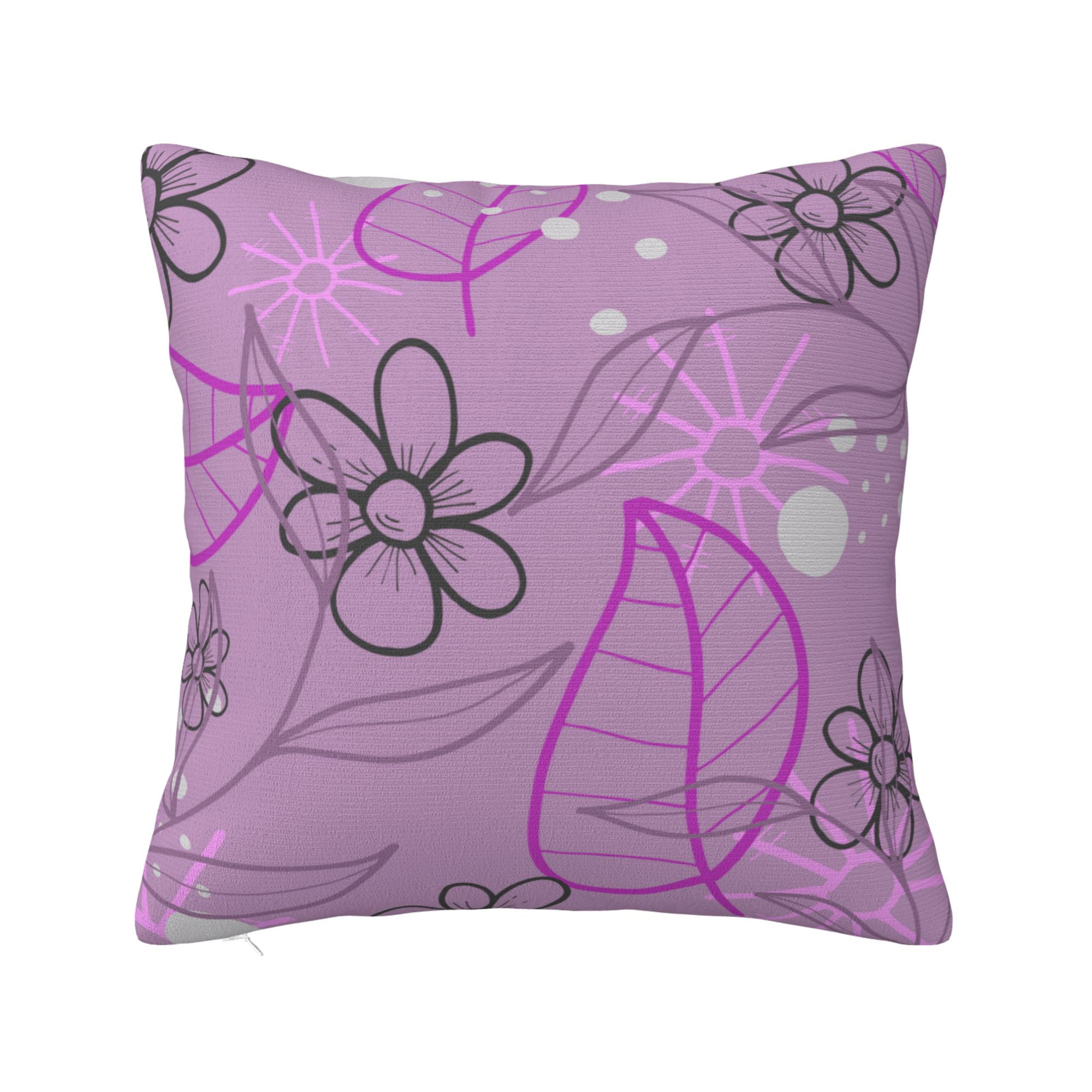 ZICANCN Abstract Flower Texture Decorative Throw Pillow Covers, Bed ...