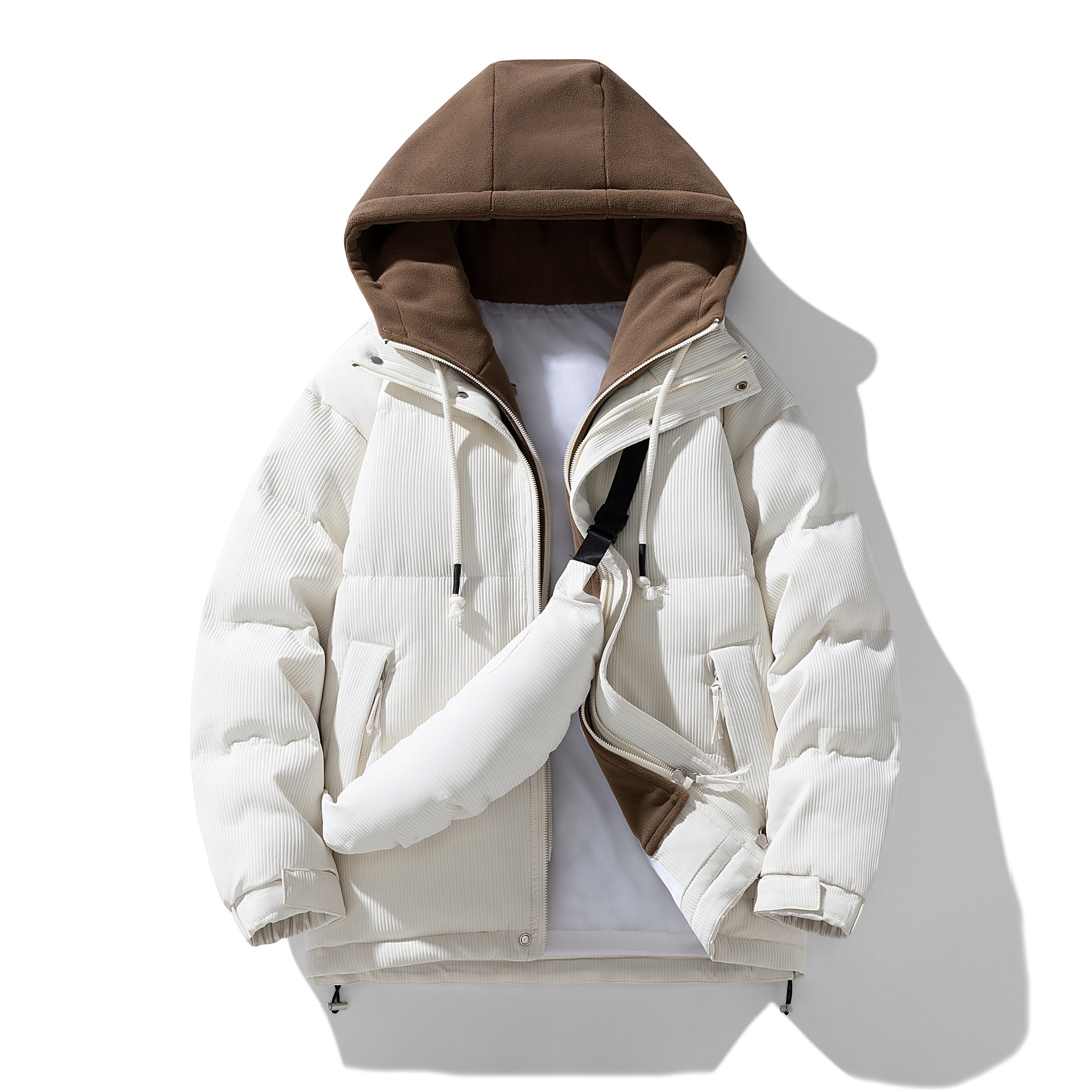 Click here for Hhhc Two-Piece Hooded Cotton Jacket Winter Thicken... prices
