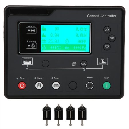 HGM6110U With Automatic Detection Protection LCD Digital Display Generator Set Controller, For 3 ...