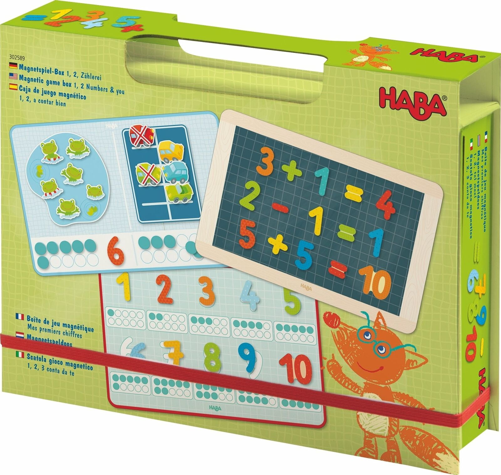 Magnetic Game Box 1 2 3 Numbers & You - 158 Magnetic Pieces in Travel ...