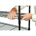 Strongway 12-Tier Single-Sided 66-Bin Wire Shelving Rack, 39-1/2in.W x ...