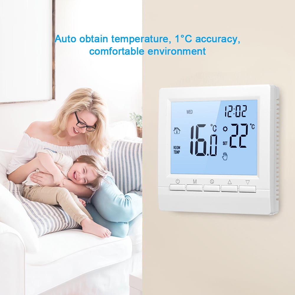 Buy Smart Thermostat Digital Temperature Controller LCD Display Week ...