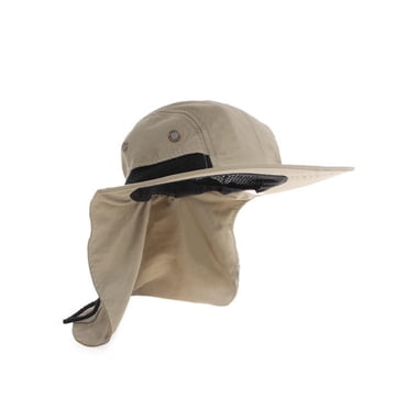 Top Headwear Safari Explorer Bucket Hat With Flap Neck Cover - Olive ...
