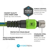 HydroTech Pro 3/4 in. Dia 50 ft. Burst-Proof Expandable Garden Water ...