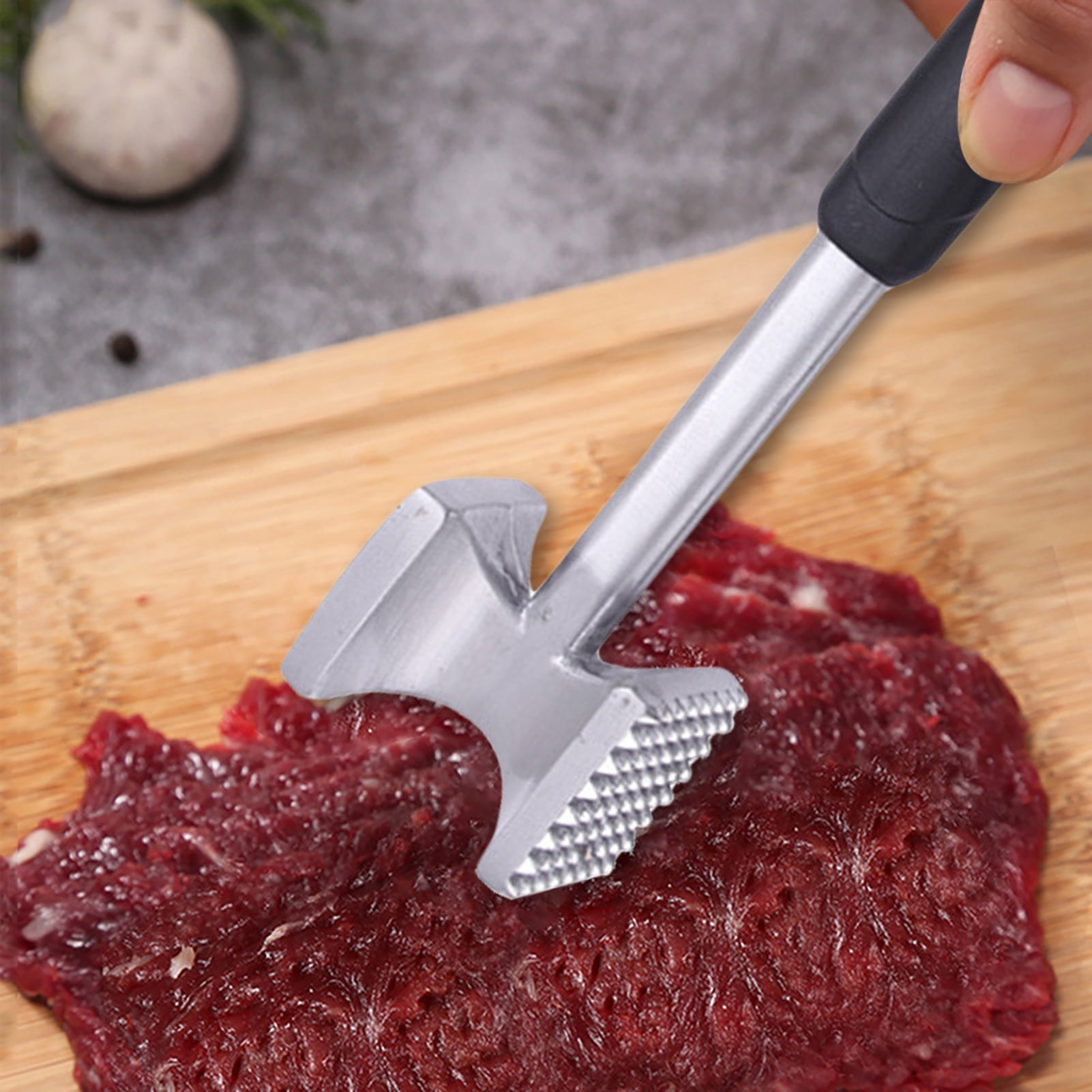 Travelwant Meat Tenderizer Hammer Mallet Tool Pounder For Tenderizing