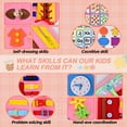 GYUEE Busy Board Travel Toys For Plane Car Toddler Felt Preschool gyuee-busy-board-travel-toys-for-plane-car-toddler-felt-preschool