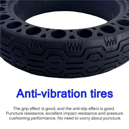 Scooter Tire Shock Absorption Impact Anti-vibration Resistance Black ...