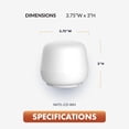 Coco, White 2700K Dimmable Cordless Portable USB-C Rechargeable Table ...