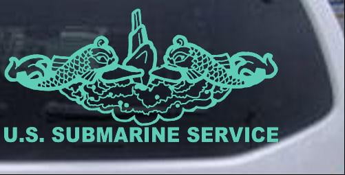 U.S. SUBMARINE SERVICE Car or Truck Window Decal Sticker - Walmart.com