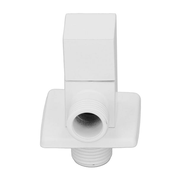 Water Outlet Valve, 1/2in White Hot Cold Water Mixing Valve Rustproof ...
