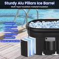 Ice Bath Tub for Adults Fitness People Athletes, Upgrade XL 140 Gal ...