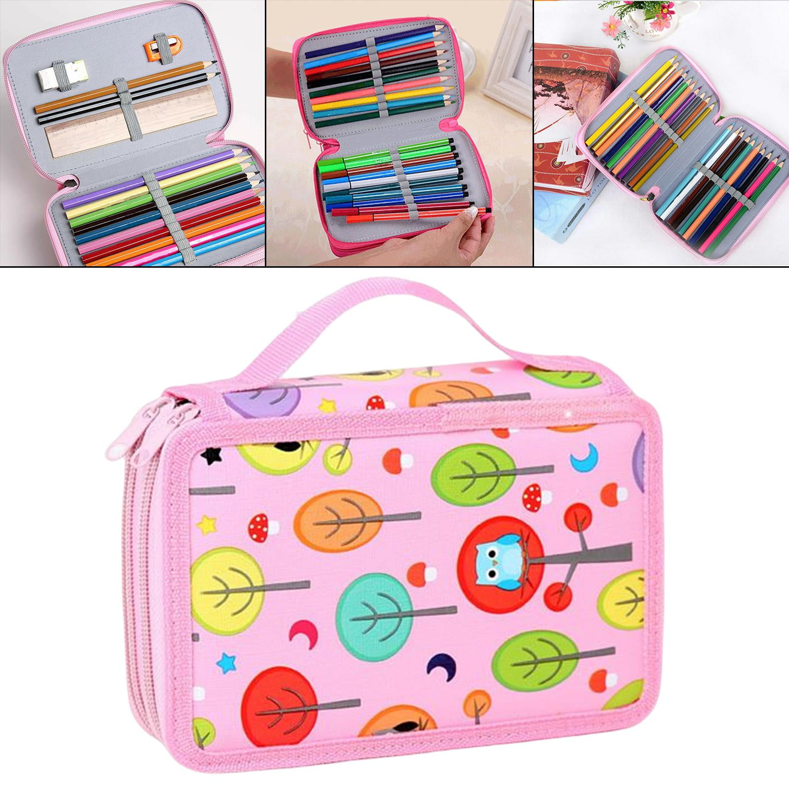 Estuche Porta con 72 ranuras Soledad Estuche Rosado | Bodega Aurrera en ...