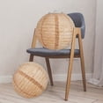 12Pcs 8 Inch Burlap Paper Lanterns Bohemian Farmhouse Hanging Lanterns ...