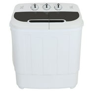 HOMCOM 2-In-1 Compact Washer and Spin Dryer, 1.38Cu.Ft Automatic, 8 ...