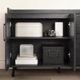 South Shore 2-Drawer Credenza with Doors Gray Oak Kozack - Walmart ...