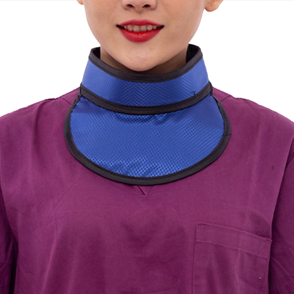 Collar de plomo liviano con protección radiológica y escudo tiroideo ...