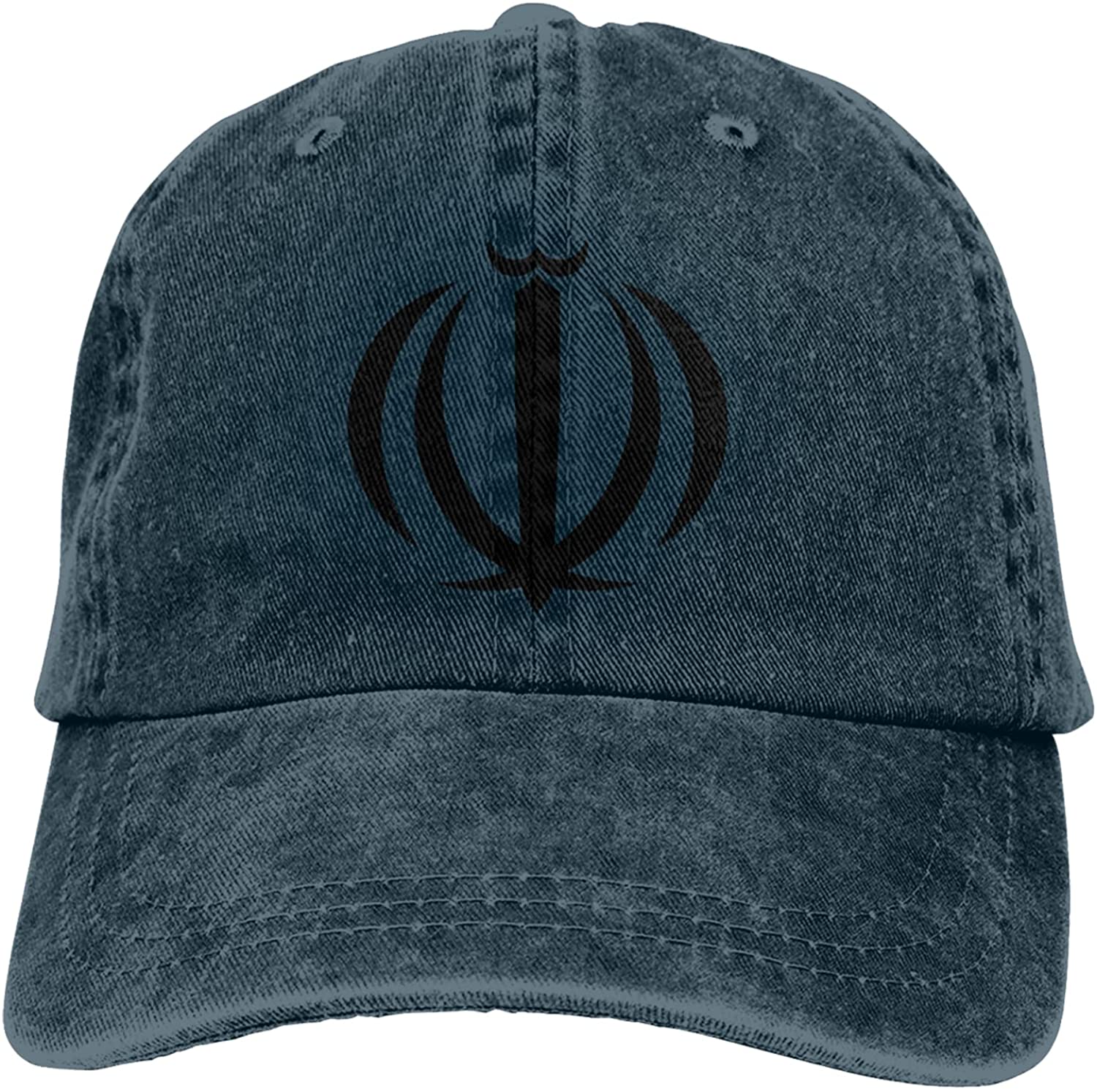 Emblem of Iran Cowboy Hat Unisex Adjustable Cowboy Cap Fashionable ...