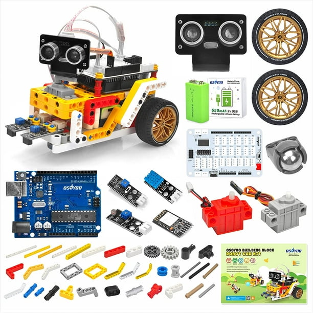 OSOYOO Stem Educational Product mBot Robot Building Blocks Kit ...