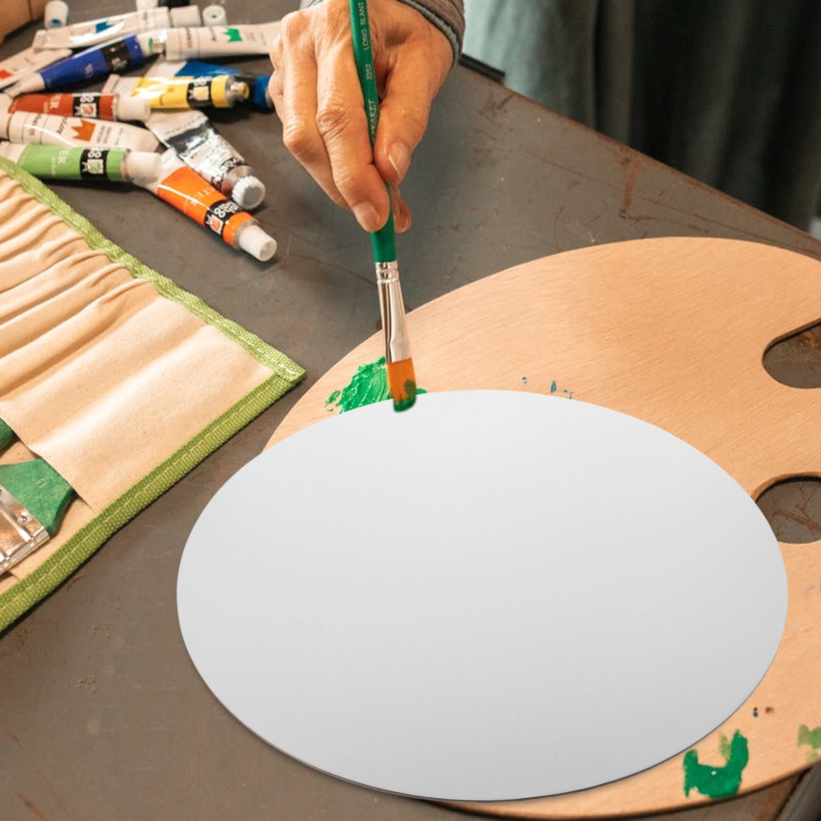 Click here for Goohochy 1pc Canvas For Painting White Round Shape... prices