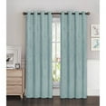 Faux Suede Room Darkening 108 x 96 in. Grommet Curtain Panel Pair ...