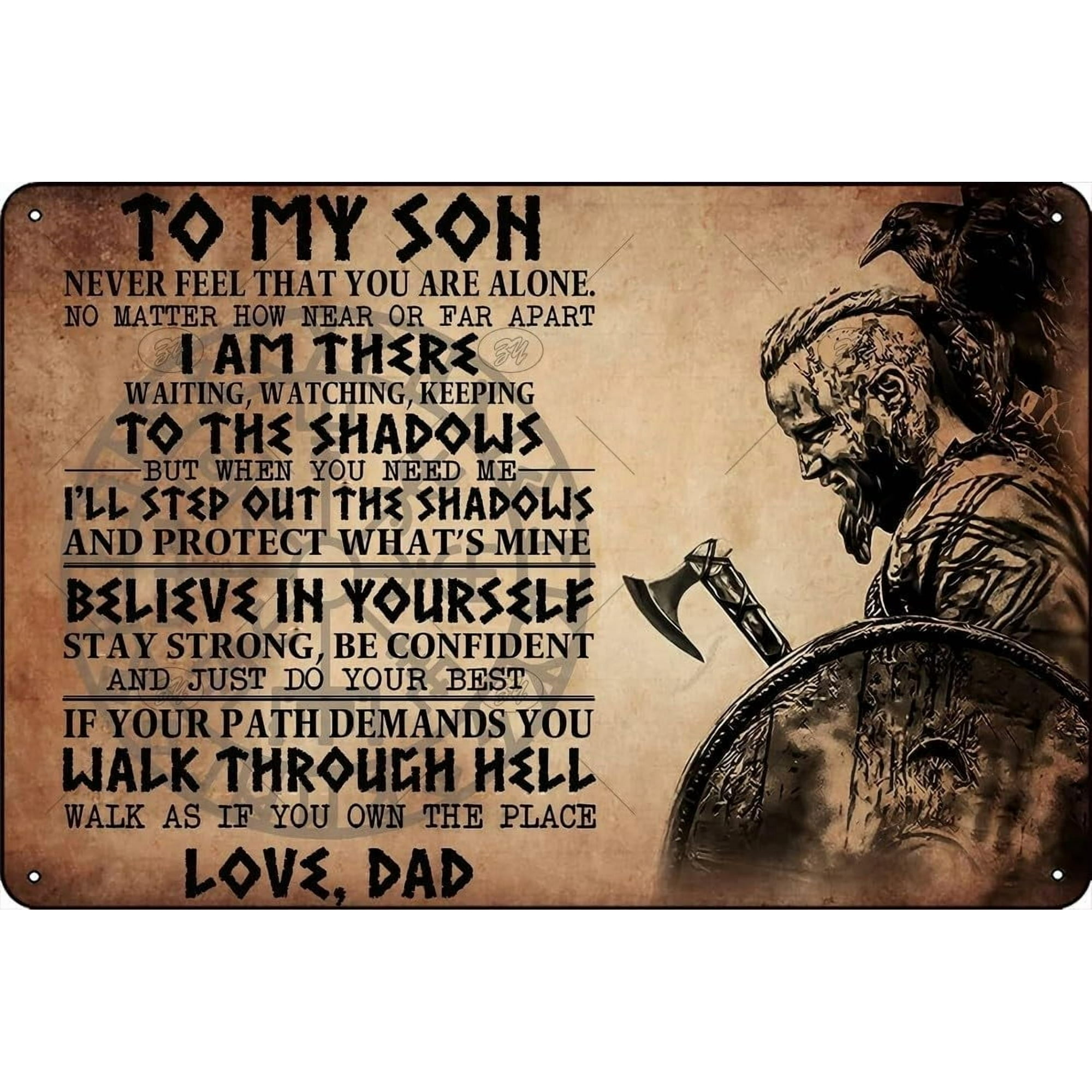 Click here for Yyiuuk 8 X 12 In Metal Tin Sign - Viking Warrior... prices