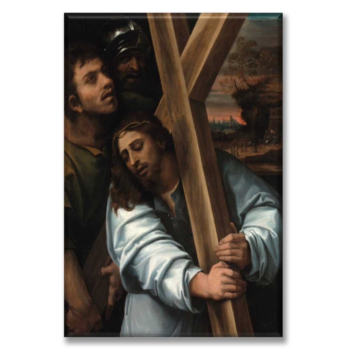 Cuadro Canva Listo Para Colgar Tipo Galería Cristo Cruz 50X75 cm ...