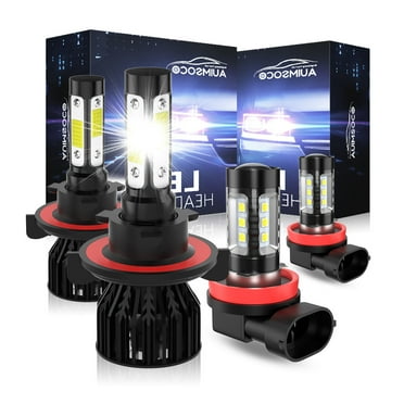 Alla Lighting 16000Lms CANBus HB5 9007 LED Headlights Bulbs, 6500K Xenon White, Xtreme Super ...