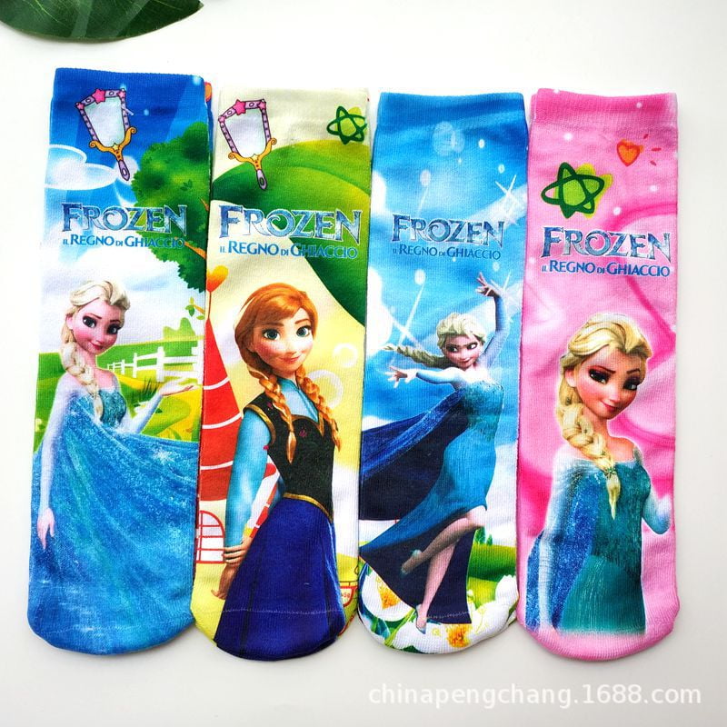 pares Disney Frozen Elsa Blancanieves princesa niños niñas calcetines ...