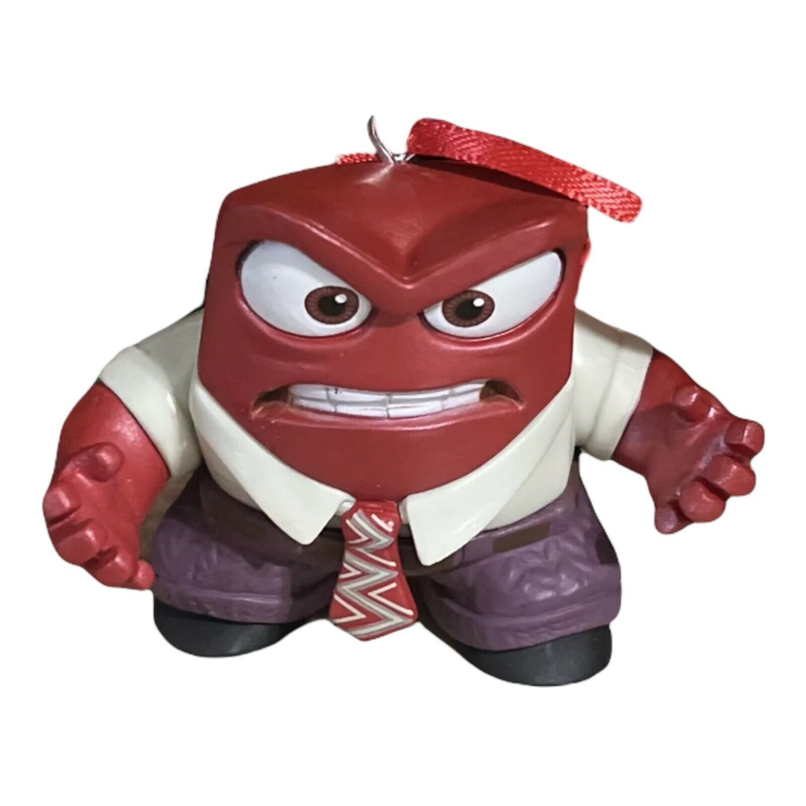 Inside Out Anger 2.5" PVC Ornament Figure Figurine Disney Charm Holiday ...