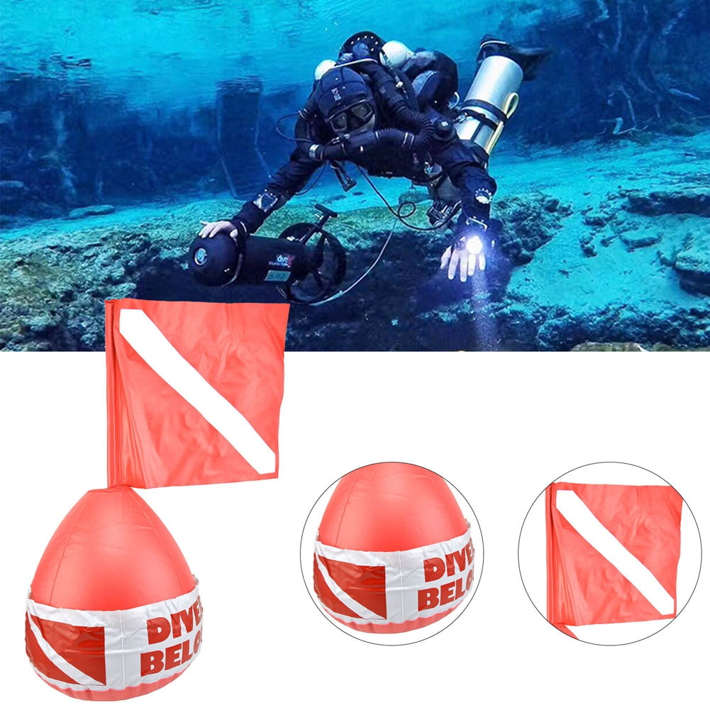 Happy Date 1 Set Outdoor Diving Red Color Scuba Dive Buoy Surface ...