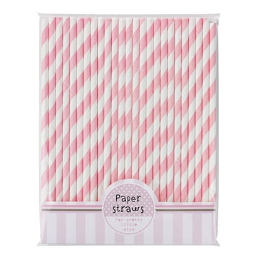 Comfy Package Biodegradable Colored Paper Straws for Large Milkshake ...