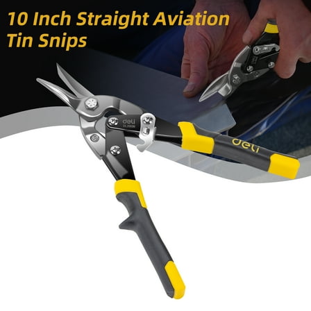 DEWALT Ergo Straight Cut Aviation Snip DWHT14675 - Ergonomic Handle - 1 ...