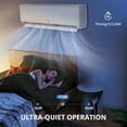 NEILA 18,000 BTU WiFi Mini Split Air Conditioner with Heat Pump, 23 ...