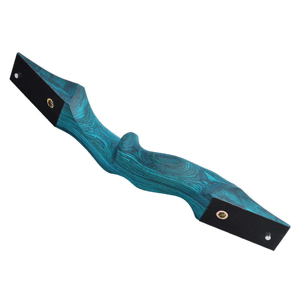 AMEYXGS 15" Recurve Bow Riser Takedown Wooden Archery Hunting Target ...