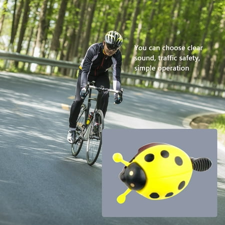 Bike Bell Plastic Cartoon Bicycle Alarming Ring Insect Plastic Bicycle ...