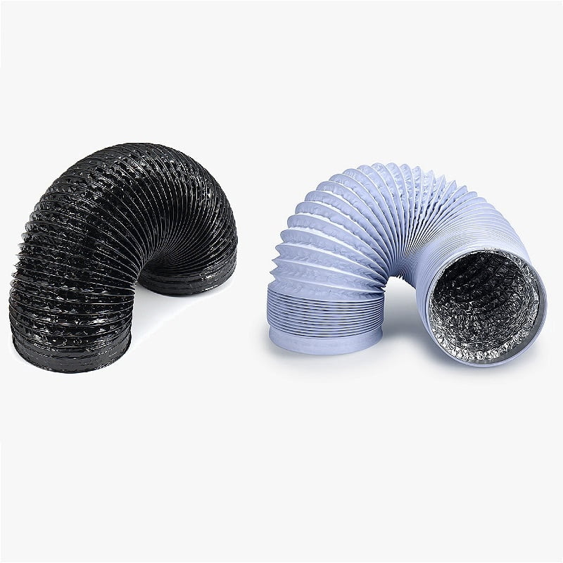 120-180mm PVC Aluminum Tube Air Ventilation Pipe Hose Flexible Exhaust ...