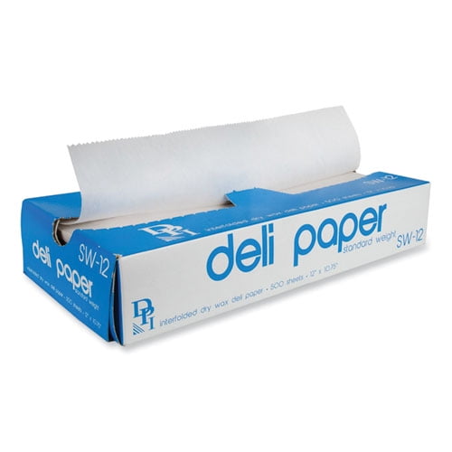 Interfolded Deli Sheets, 10.75 x 12, Standard Weight, 500 Sheets/Box ...