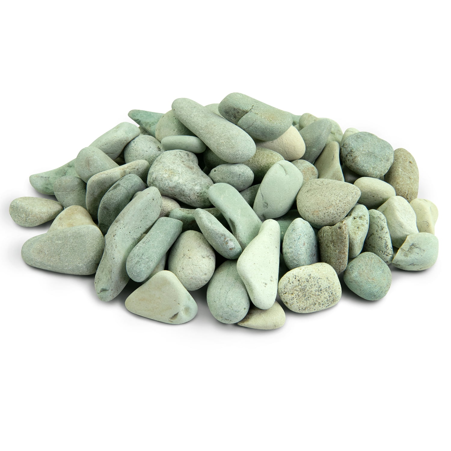 Polynesian Pebble | Green, 1"-2", 5 lbs - Walmart.com