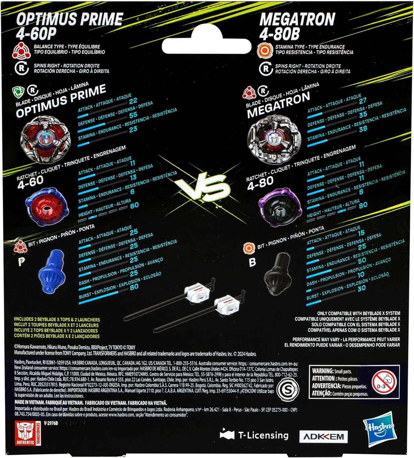 Beyblade X Transformers Optimus Prime 4-60P vs. Philippines | Ubuy