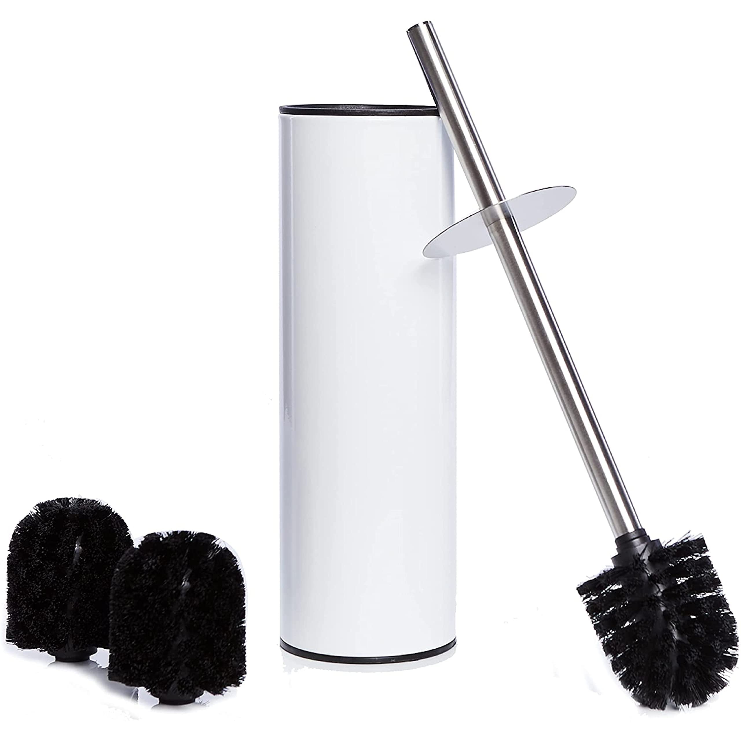Bamodi Mordern Toilet Brush with Holder, Stainless Steel Toilet Brush ...