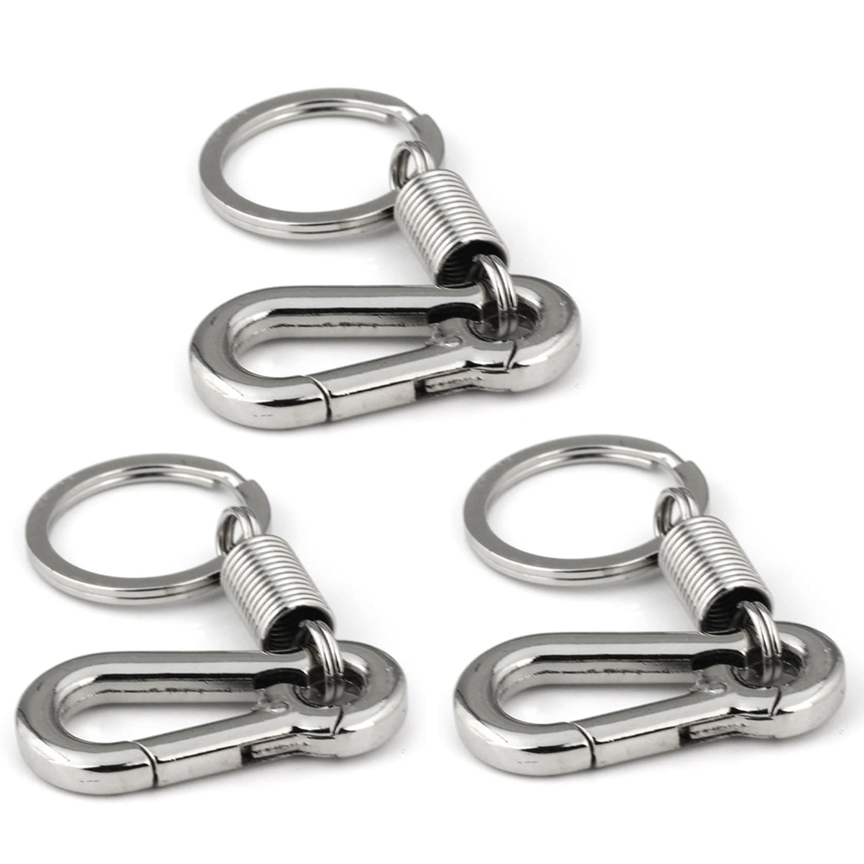 Click here for Geloo 3x Sturdy Carabiner Key Chain Key Ring Polis... prices