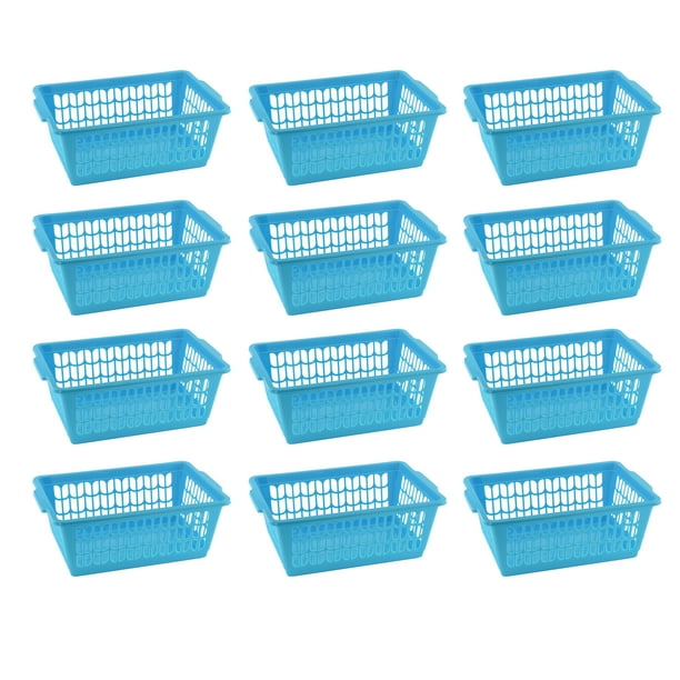 YBM Home Plastic Storage Basket Bin and Drawer Organizer, 11.5” x 8 ...