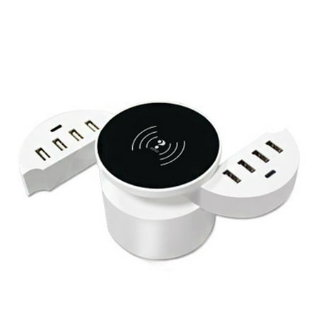 XZNGL USB multi-purpose round wireless intelligent charging multi-port ...