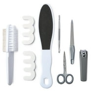 Equate Deluxe Pedicure Kit for Foot Care (6 Count Including Pumice ...