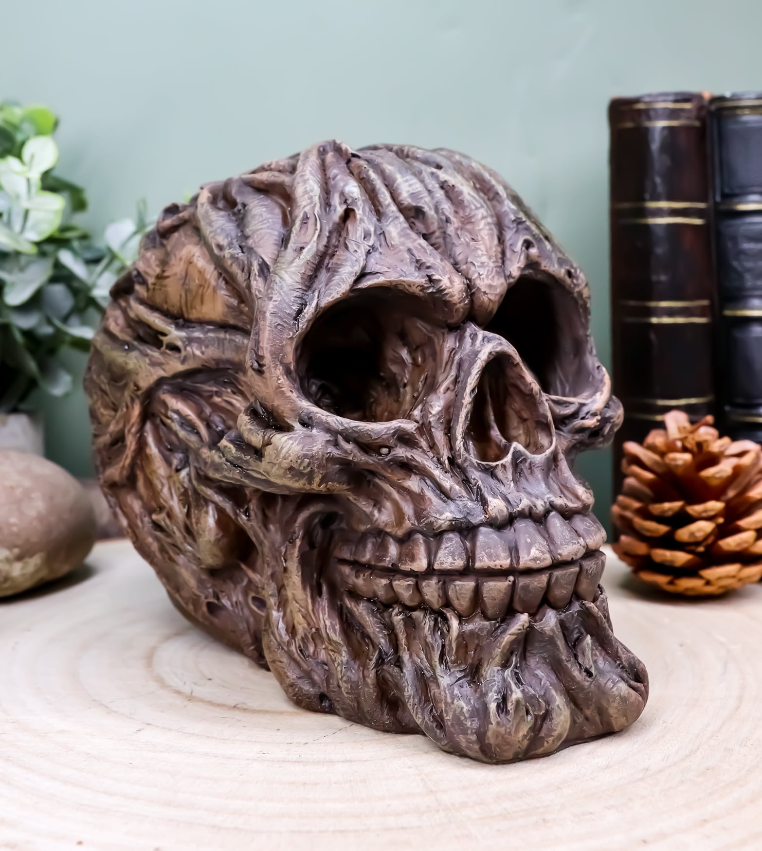 Ebros Swamp Carnage Monster With Wooden Creeping Roots Skull Decorative ...