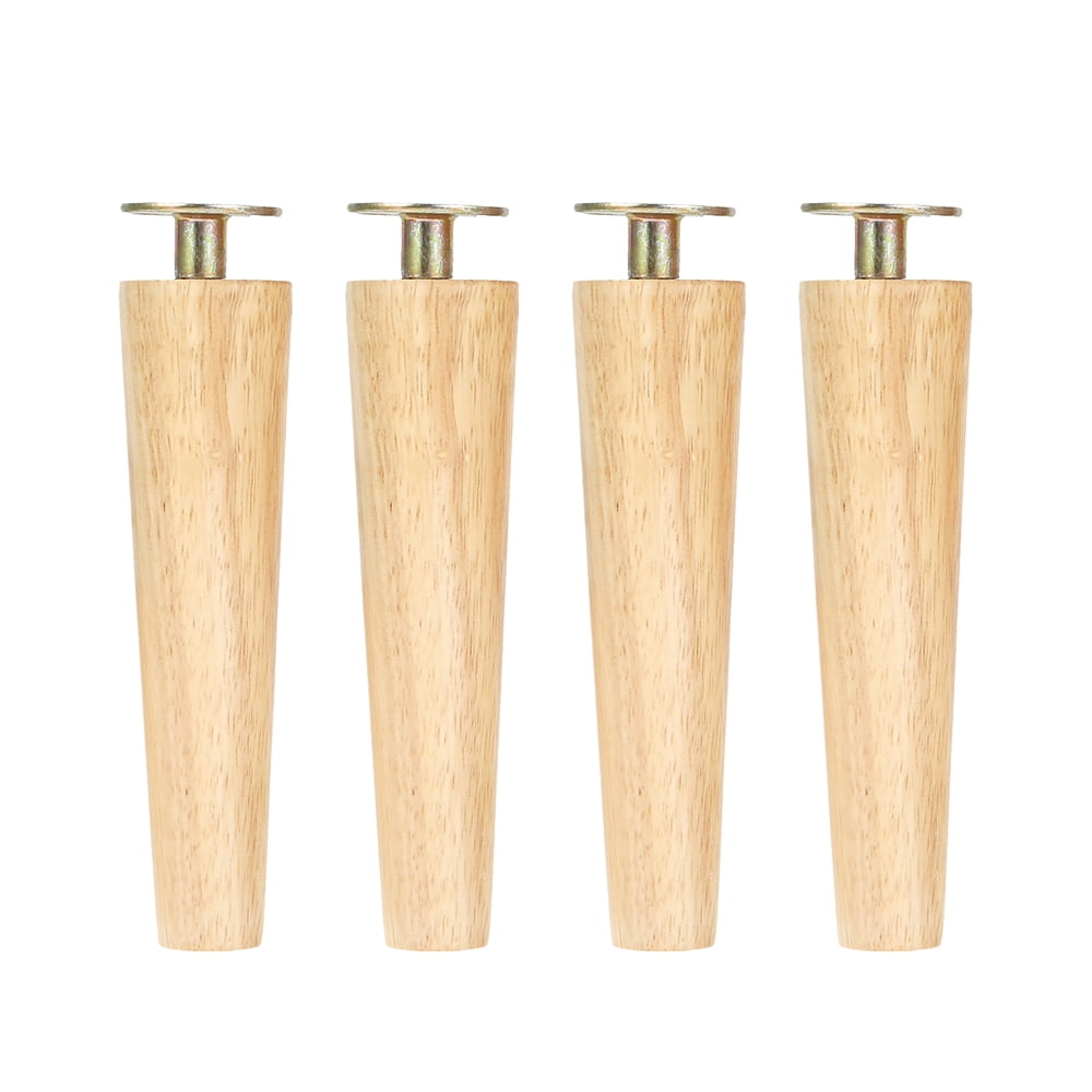 Fyeme Wooden Table Legs, Wood Furniture Leg, Wooden Sofa Feet, Wood ...