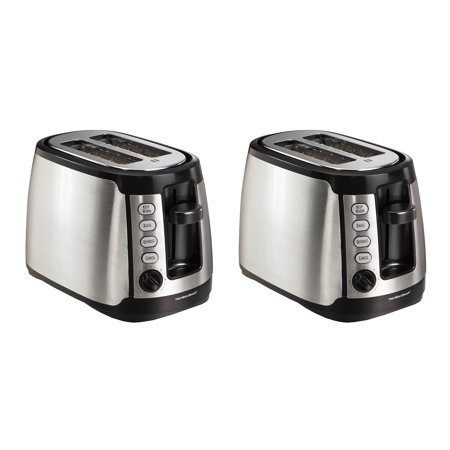 Hamilton Beach Keep Warm 2-Slice Toaster with 8 Toast Settings, Silver ...